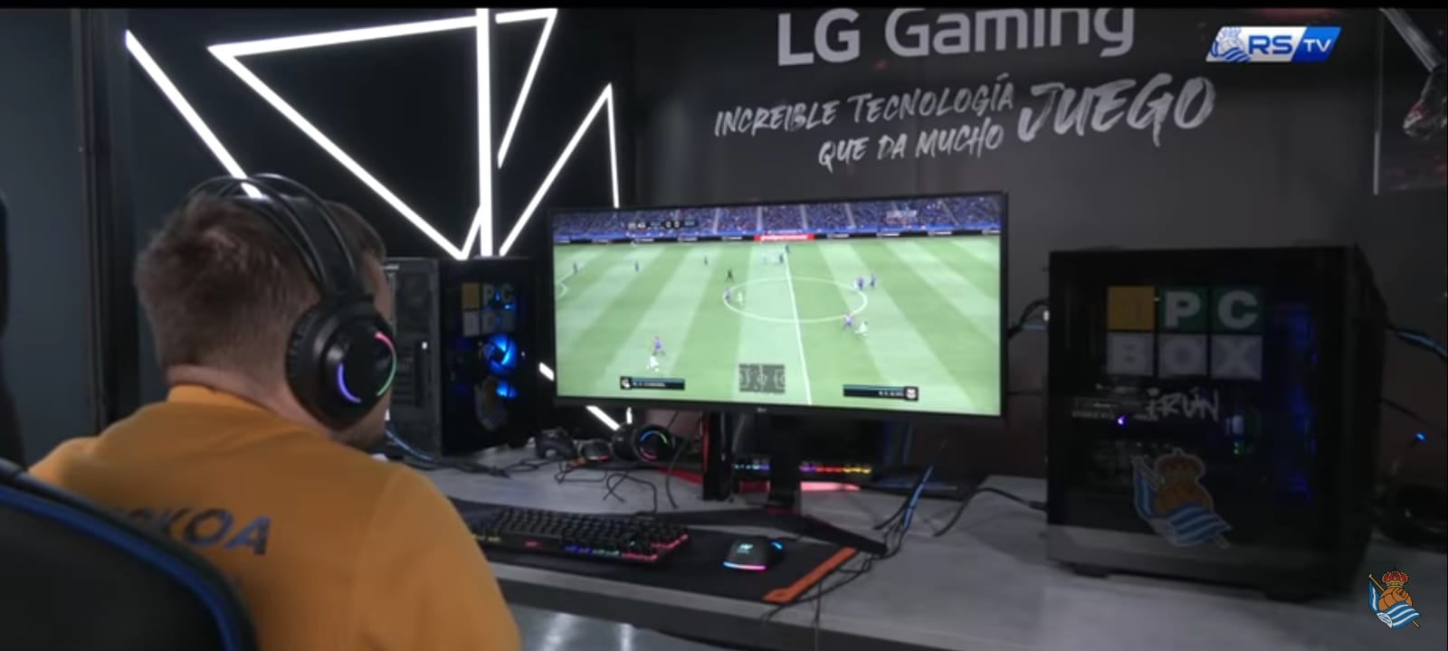 PCBox Irún equipa con PCs gaming la sala eSports de la Real Sociedad